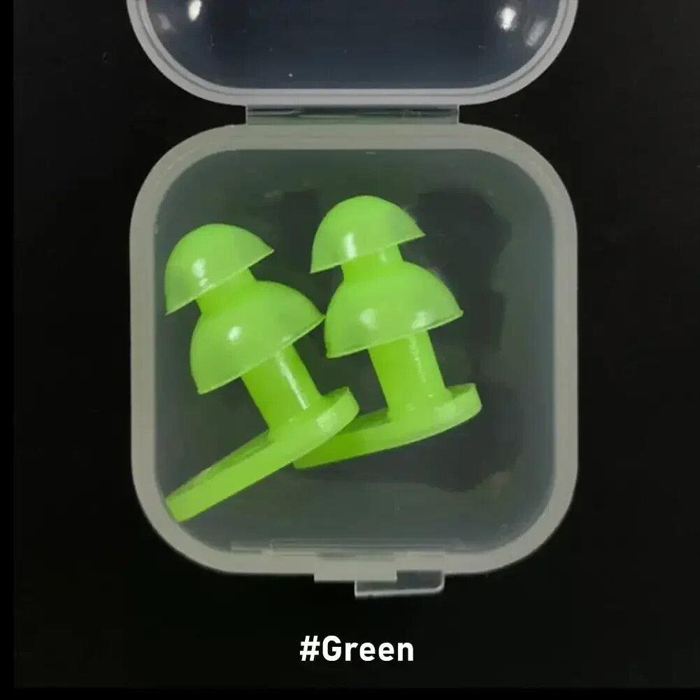 Водонепроницаемые силиконовые беруши Зеленый, Green