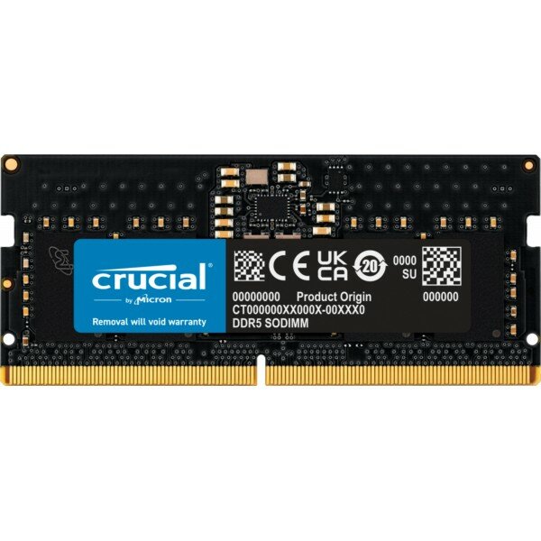 Оперативная память Crucial, DDR5, 8GB (1x8GB), 5600MHz, CL46 SO-DIMM