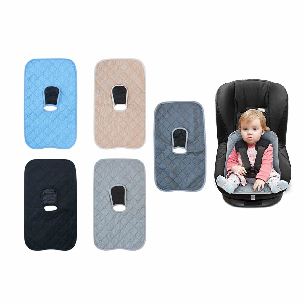 Коврик для пеленания детского сиденья в коляске-черный