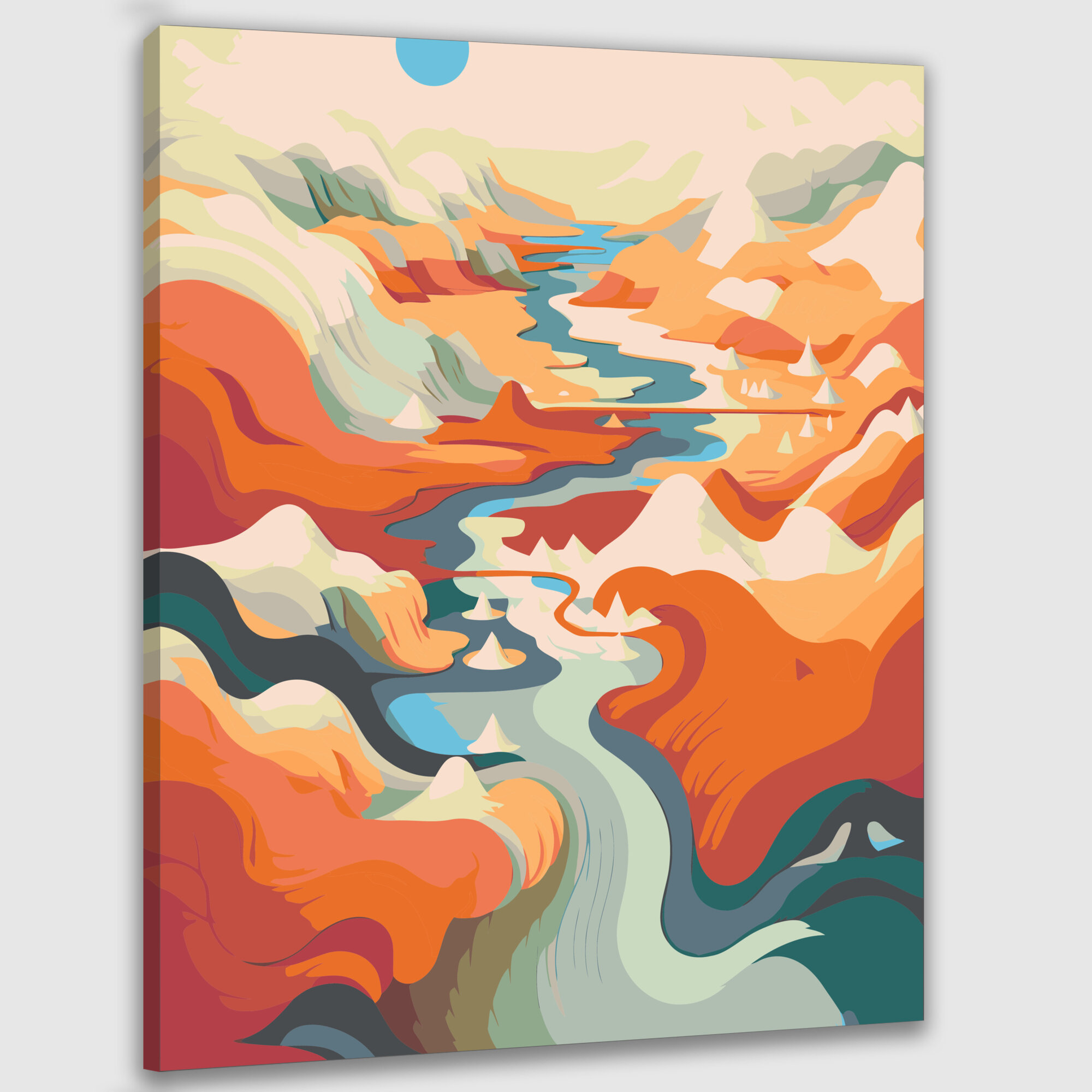 Картина по номерам 40x50 см, карты снов, цифровое художественное п, минималистский стиль, чистая, упрощенная