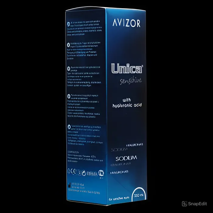 Раствор для ухода за контактными линзами Avizor Uniсa Sensitive (350ml)