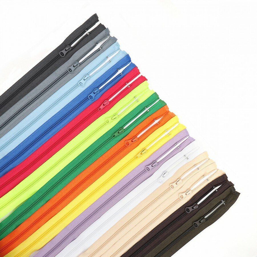 Молния MaxZipper пласт. спираль N5-N 45см ассорти уп.15цв