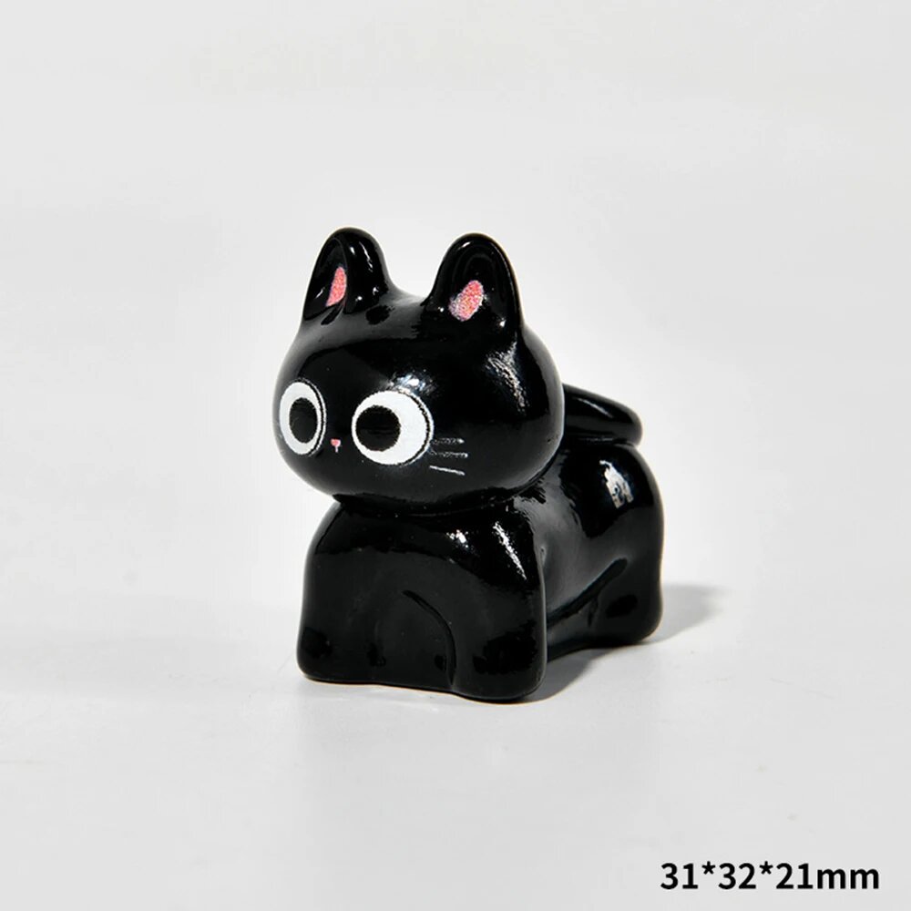 Мини-фигурка кота черного цвета, Style 3