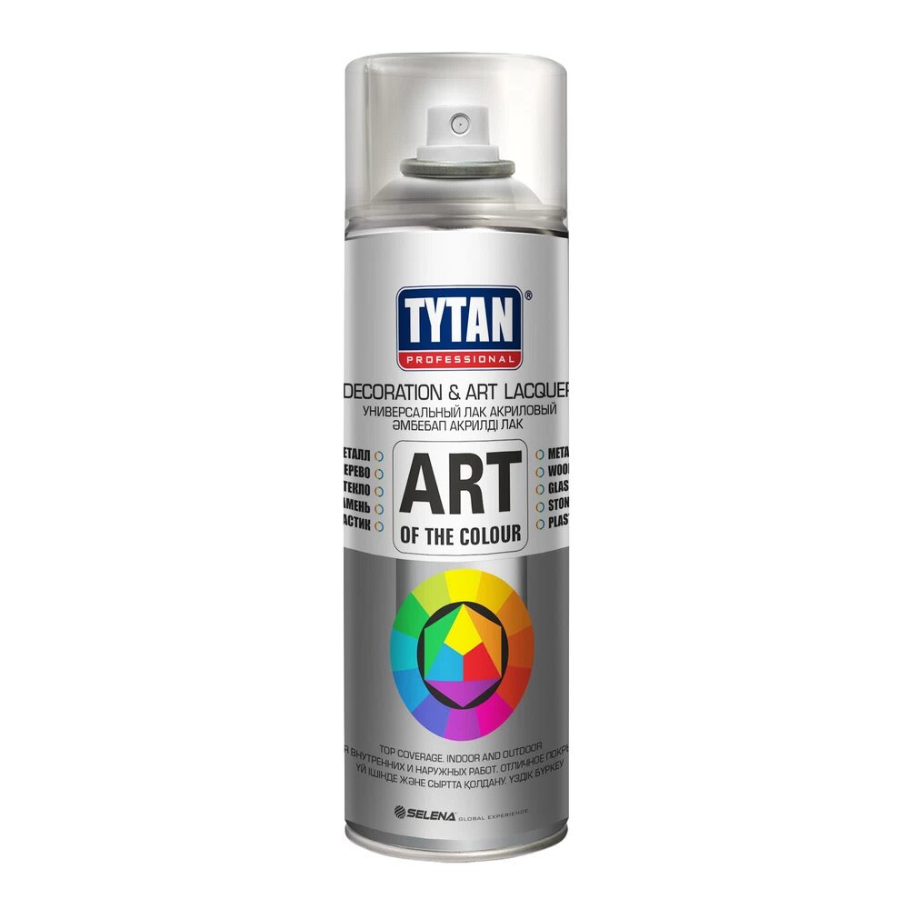 Краска аэрозольная Tytan Professional Art Of The Colour бесцветная глянцевая 400 мл