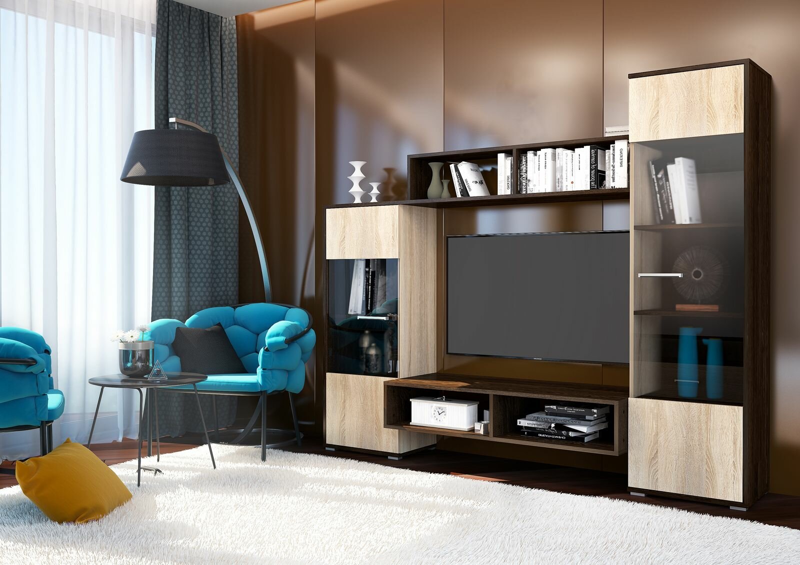 Гостиная Рио, цвет Кантерберри/Сонома