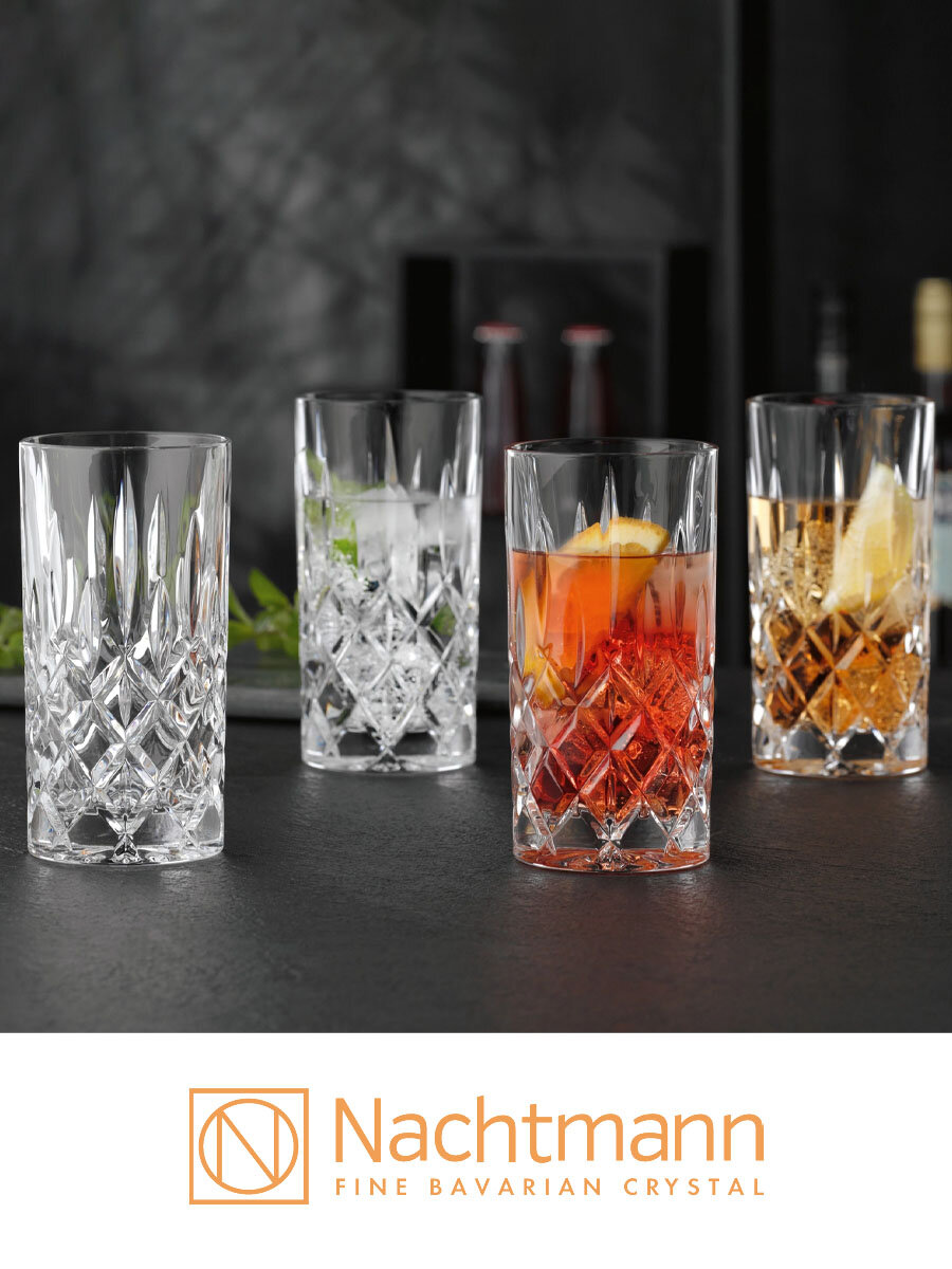 Набор стаканов Nachtmann Noblesse 375мл, 4 шт, бессвинцовый хрусталь