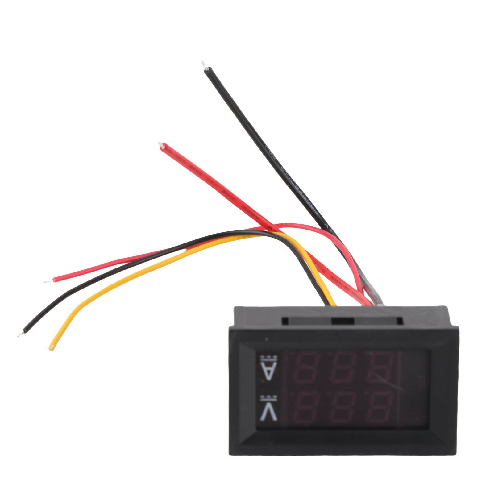 Цифровой вольтметр-амперметр с двойным светодиодным дисплеем, измеритель напряжения и тока постоянного тока 0–100 В, 100 А.