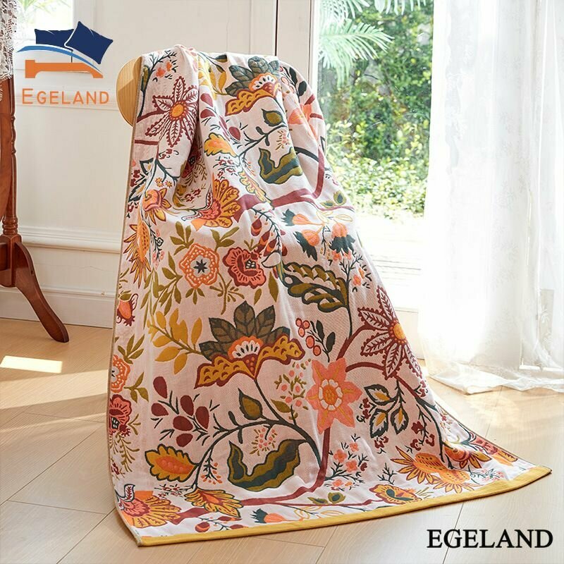 Полотенце "Egeland", хлопок 100%, муслин, банное, льняная фактура