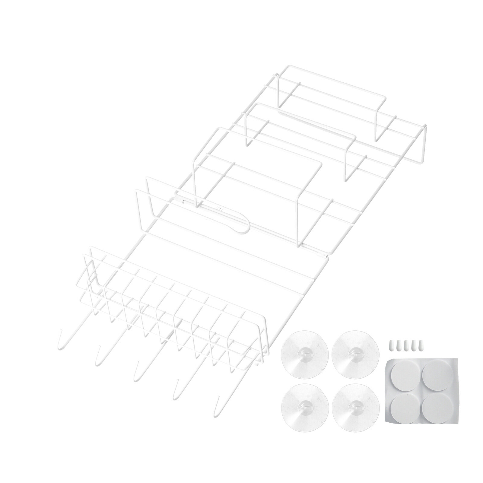 Прочная железная боковая настенная полка для хранения продуктов в холодильнике, органайзер для мини-холодильника для дома, кухни и ресторана.