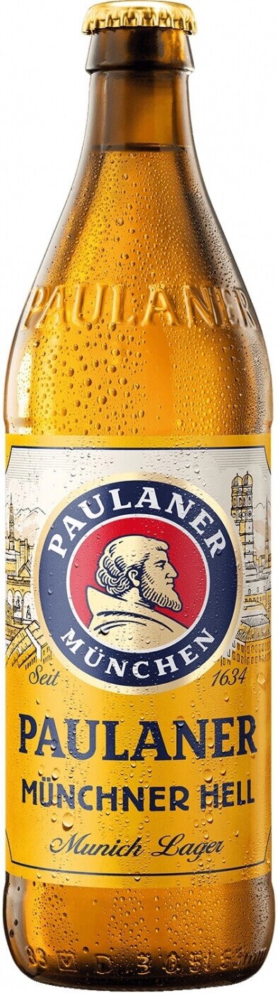 Пиво Paulaner, Original Munchner Hell, 0.5 л