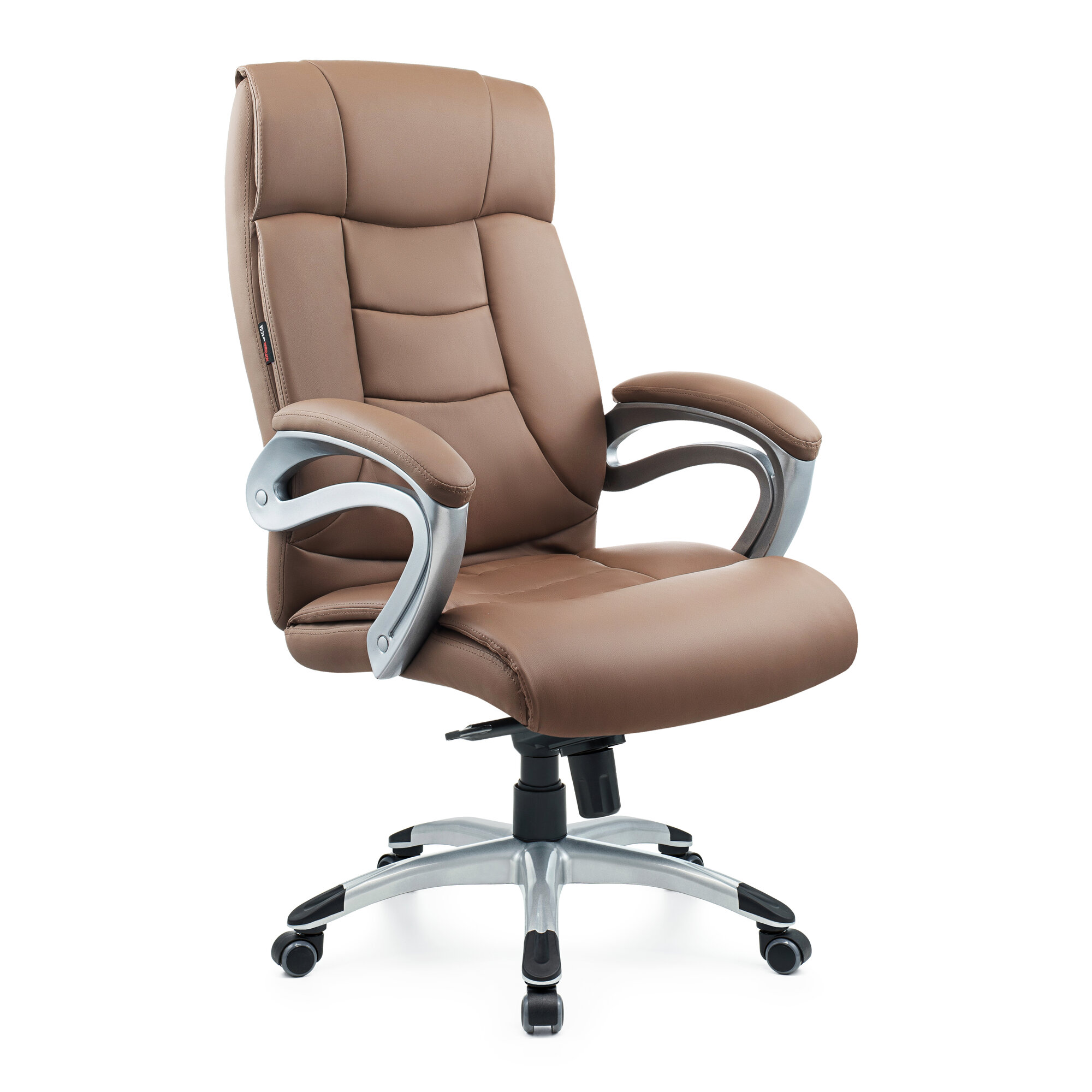 Кресло 2108Н "George" (ЭкоКожа) (коричневый/latte)