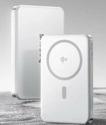 Магнитный блок питания Baseus 22.5W Type C PowerBank Qi2 15W беспроводное зарядное устройство для iPhone 16 15 14 13 Pro Max