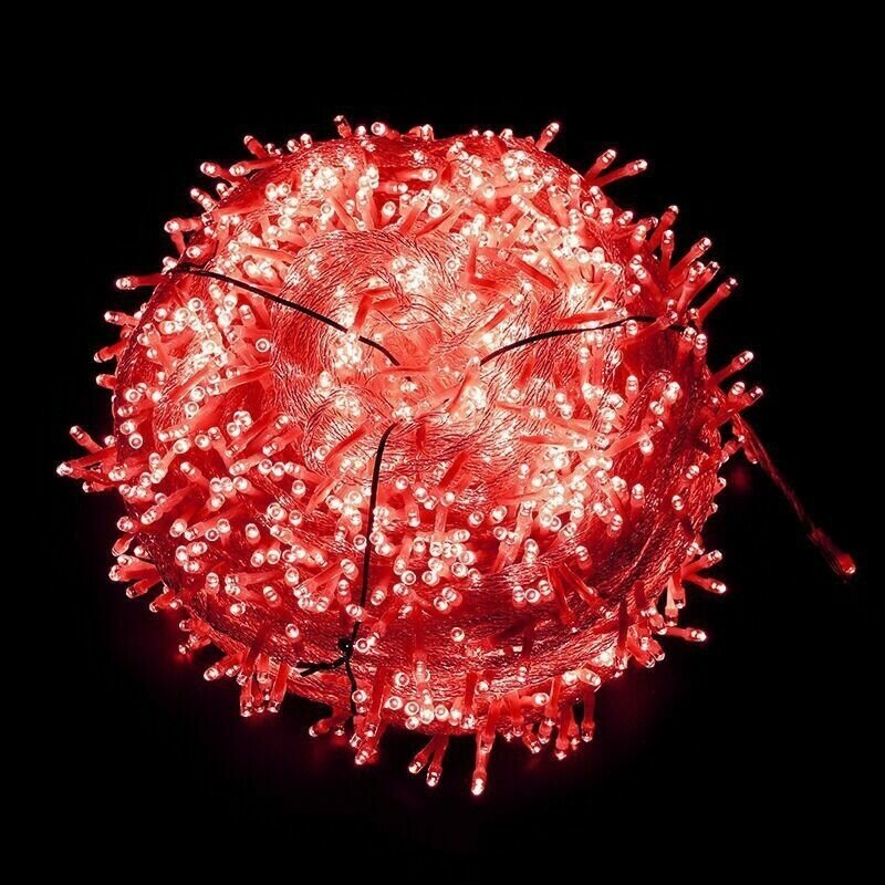 Уличные светодиодные гирлянды небо с ярким освещением для освещения двора бренд uk красный
