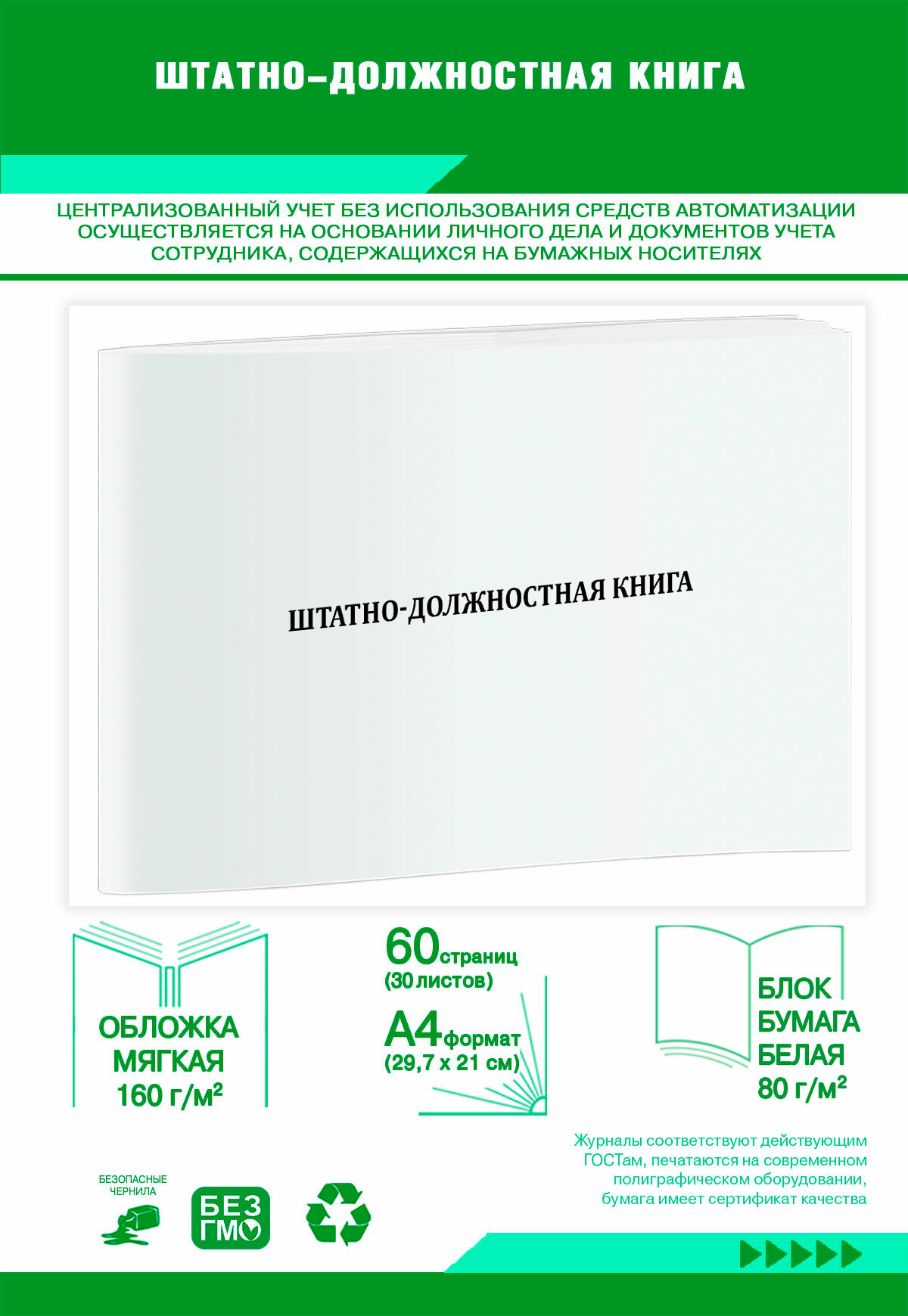 Штатно-должностная книга (60 страниц)