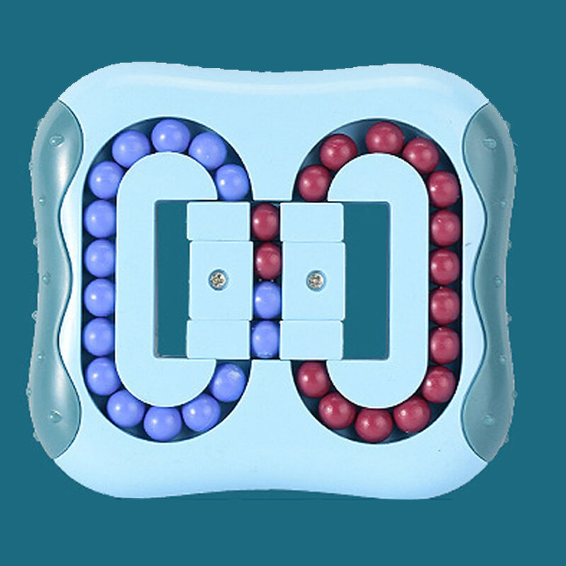 Интерактивная головоломка с вращающимися бусинами для развития интеллекта и воображения детей, зеленая
