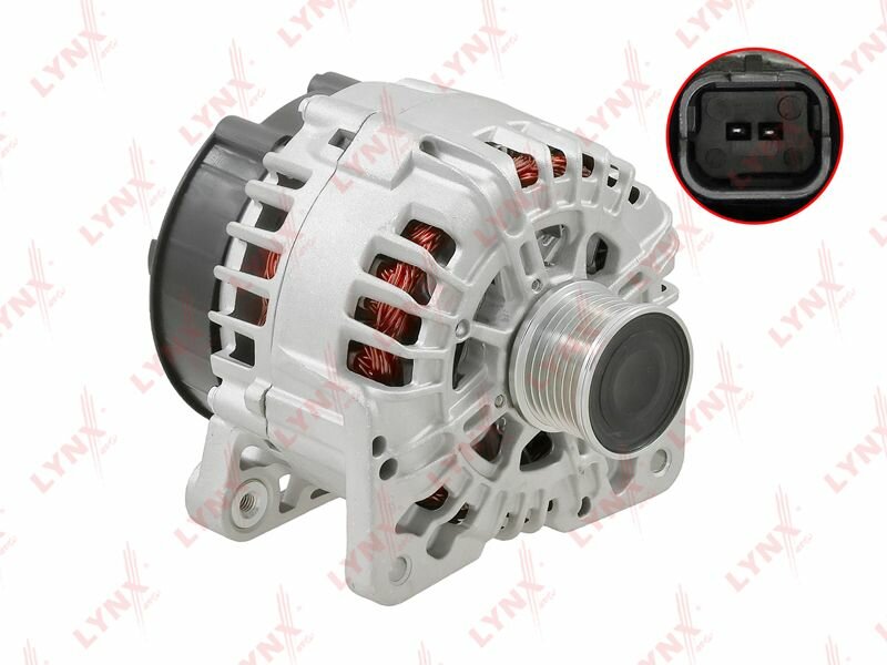 LYNXauto Генератор (150 A, 7PK, с муфтой свободного хода) OPEL Movano B 2.3D 10>/ Vivaro A/B 1.6D-2.0D 01>, RENAULT Espace IV 2.0D 02>/ Laguna II 2.0D 01>/ Trafic II 2.0D 01>