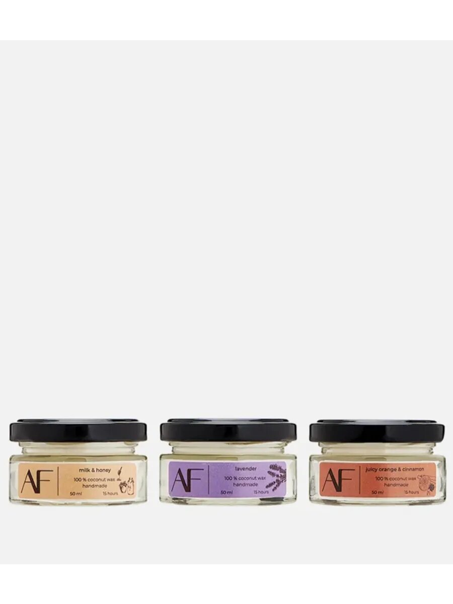 Набор свечей orange cinnamon, lavender, milk honey, Адвент