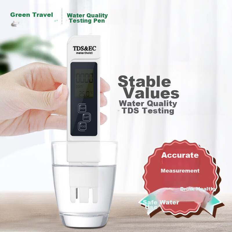 Lvchi TDS & EC Water Quality Testing Pen, High-Precision Water Testing Pen, Household Tap Water And Purified Water Testing Instrument, Measures Water Quality Values
