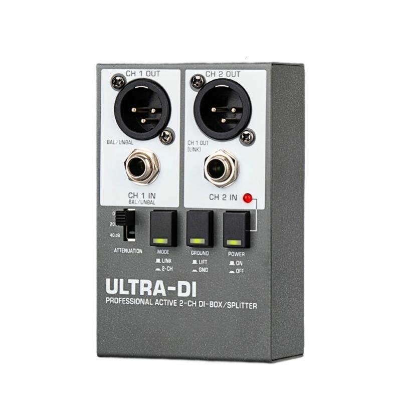 Студийный пассивный DI-бокс для высококачественной передачи сигнала инструментов