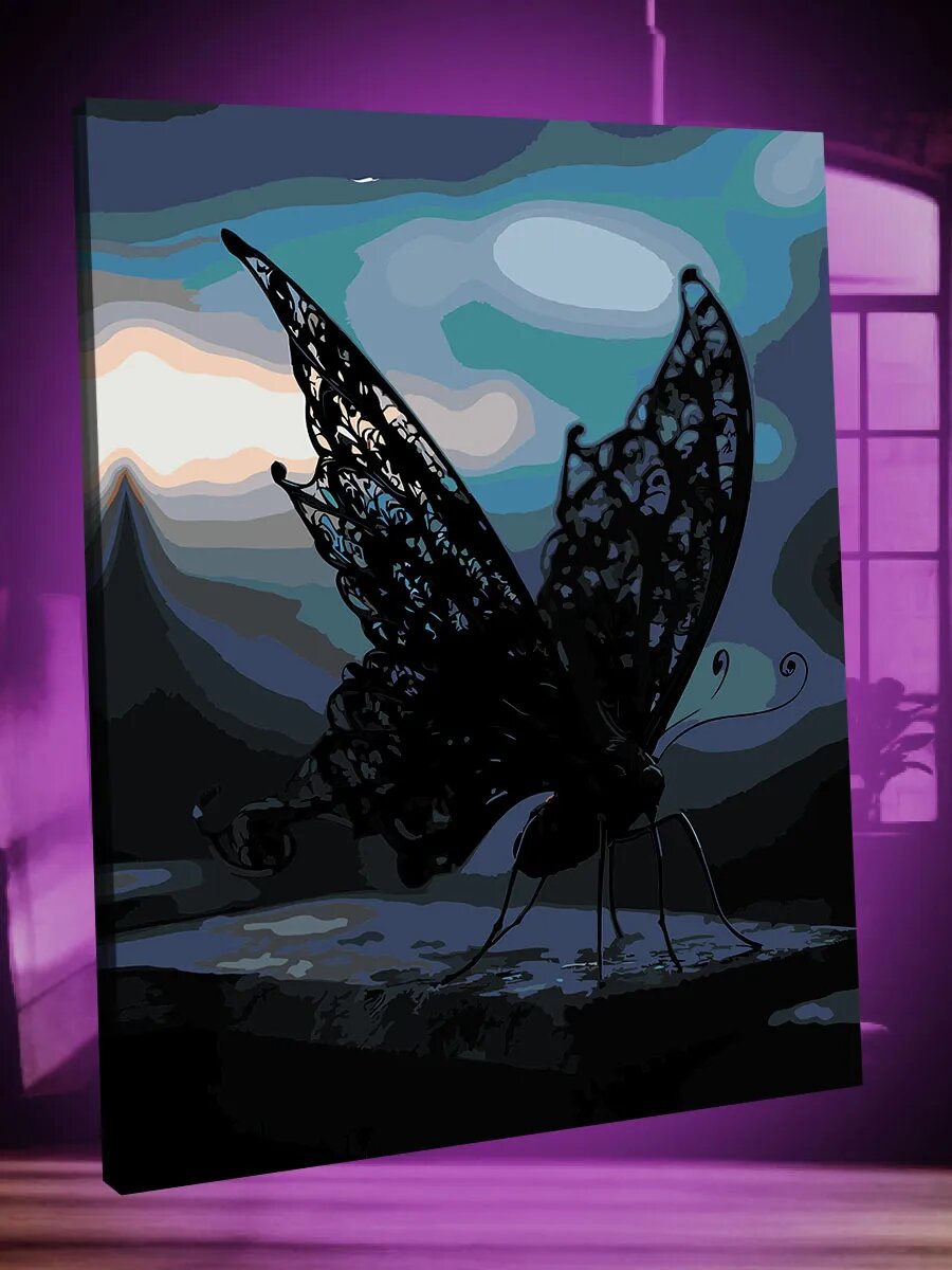 Картина по номерам Бабочка