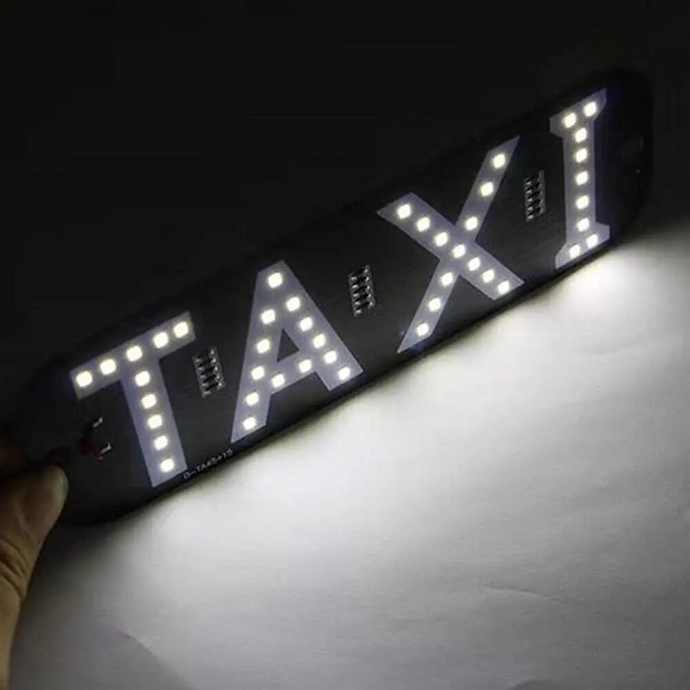 Задний фонарь для такси с присосками