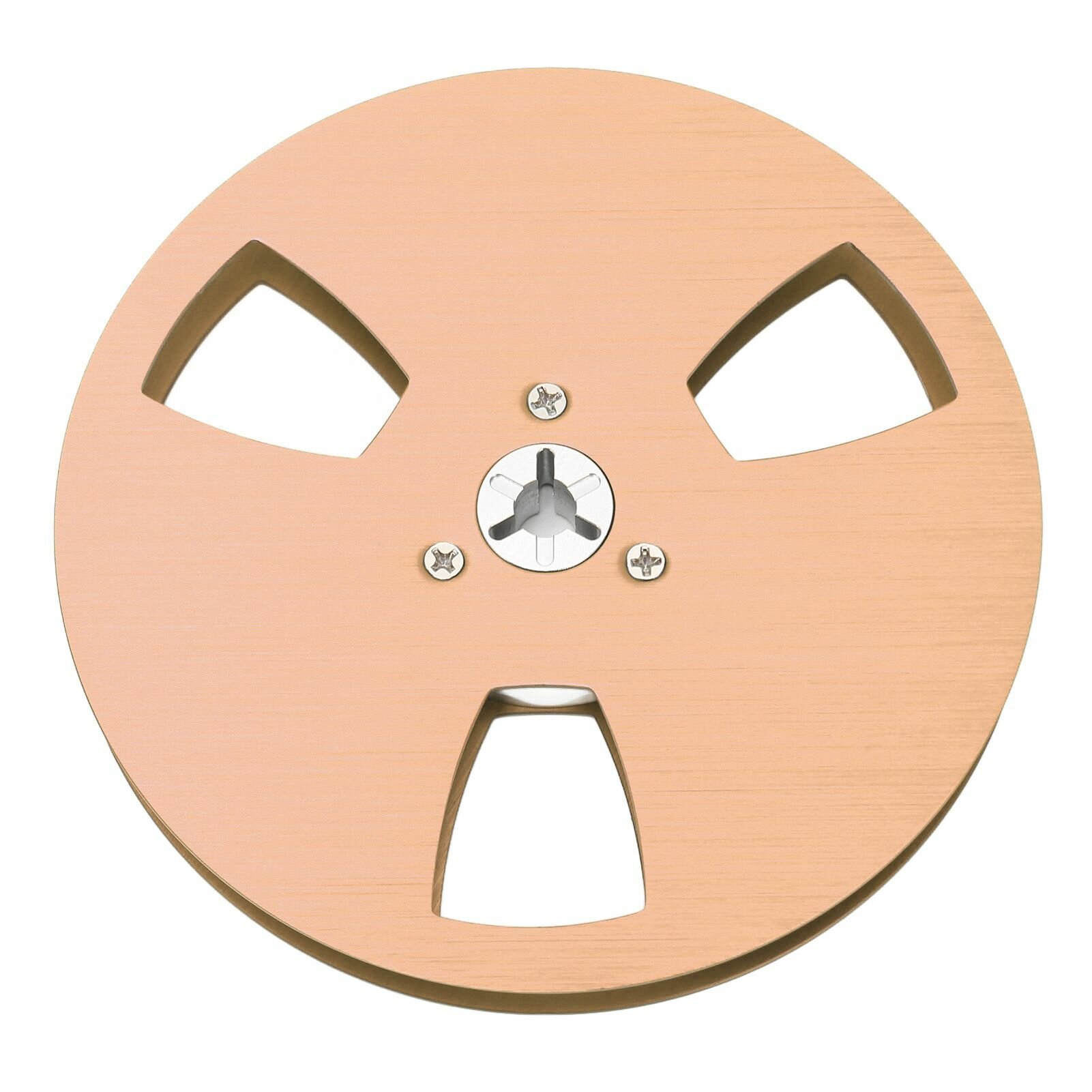 Алюминиевая катушка 1/4" 5" (3 отверстия, золотая)