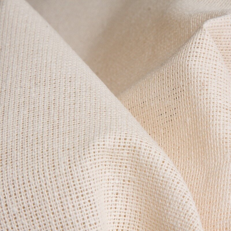 Ткань Двунитка 240гр/м2, 100хб, 90см, суровая, бежевый/S502 отрез 2 м.