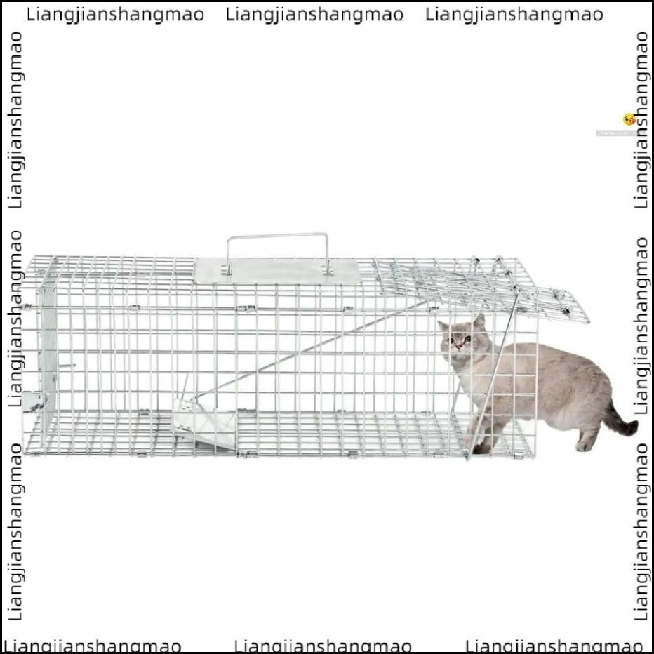 Бестселлер складная клетка ловушка для кошек 600x210x180