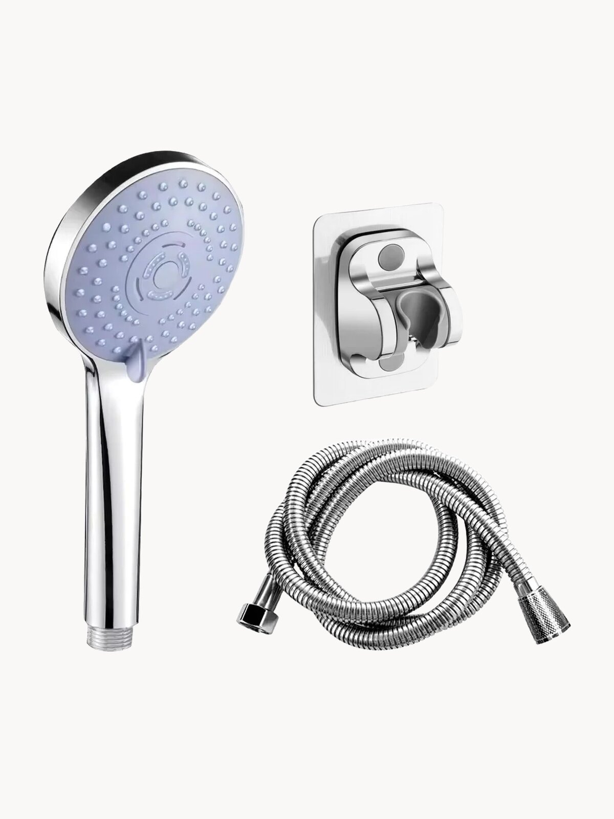 Лейка для душа с держателем, шлангом и пятью режимами HomeResurs набор для душа