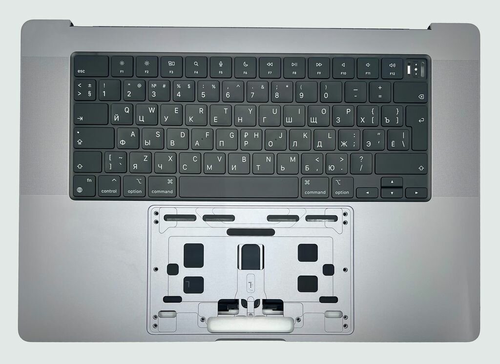 Топкейс с клавиатурой RUS РСТ, АКБ MacBook Pro 16 A2485 2021 Space Gray AASP