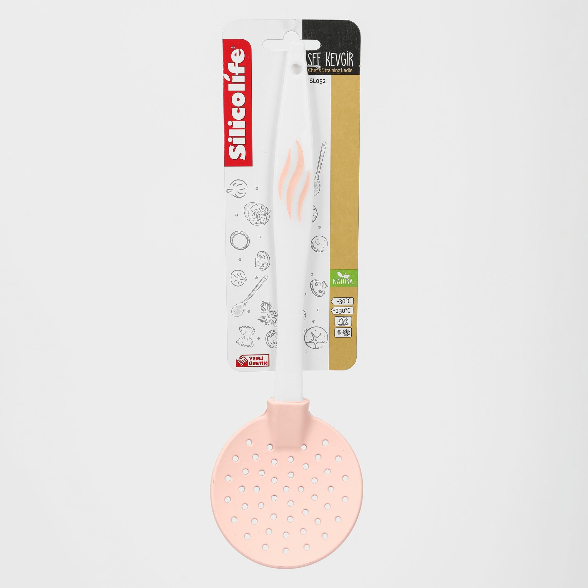 Шумовка 1 шт. Flora силиконовая