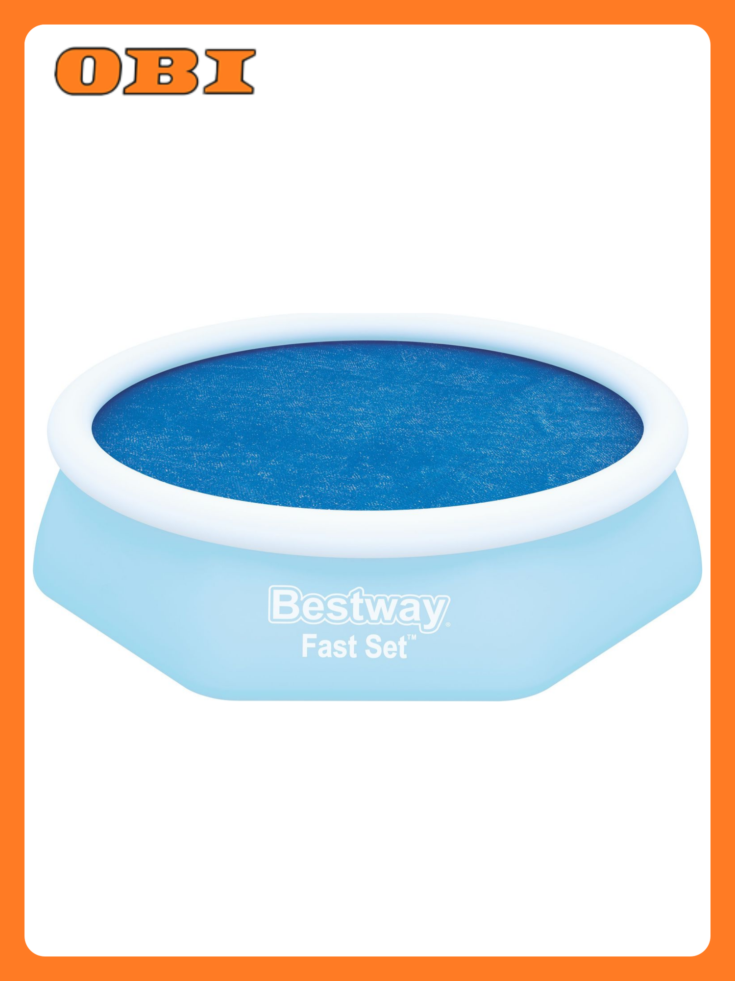 Покрывало Bestway D244, для надувного бассейна, согревающее, синее