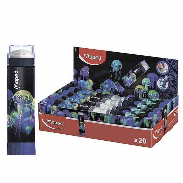 Ластик-карандаш Maped "Deepsea Paradise", выдвижной, декорированный, эргономичный, в дисплее