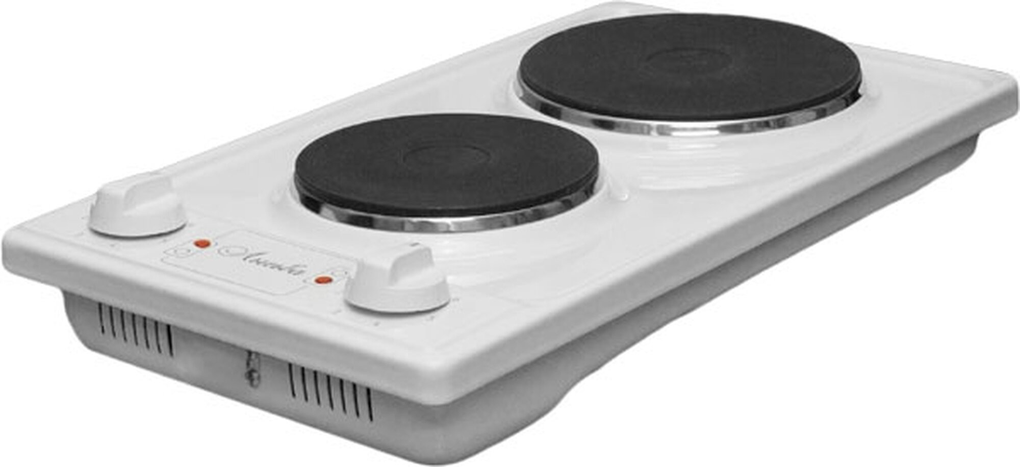 Электрическая плита Лысьва ЭПБ22, 2 конфорки, эмалированная сталь, белый