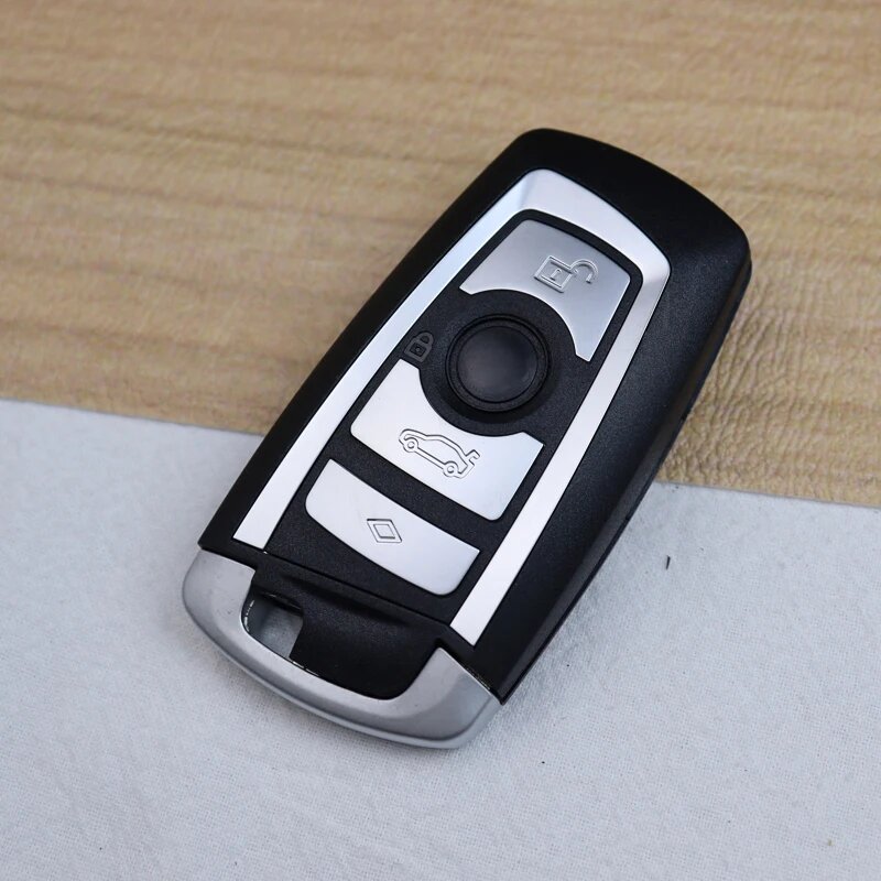 Корпус автомобильного ключа для BMW F 3 5 7 серии E90 E92 E93 X5 F20 F30 F40 F10 F11 F25 F26 F30 F31 F34 F80 X3 X4 I3 M3 M4 4 buttons-silver