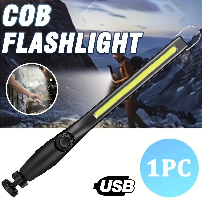 COB High Light USB фонарик