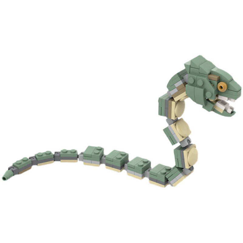 Набор игрушек MOC, модель собранного строительного блока, игрушка Гарри Поттер MOC-56644, маленький василиск