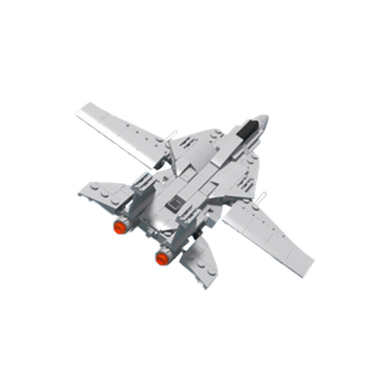 Набор MOC Top Gun F14 Tomcat, истребитель, строительный блок 78586, космос