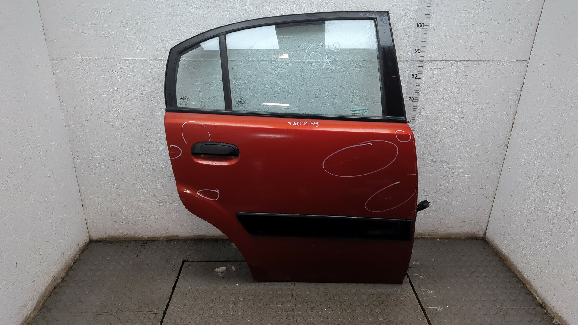 Дверь боковая (легковая) правая задняя КИА Rio Б/У