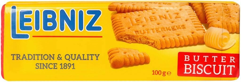 Печенье BAHLSEN LEIBNIZ BUTTER BISCUIT сливочное 100г