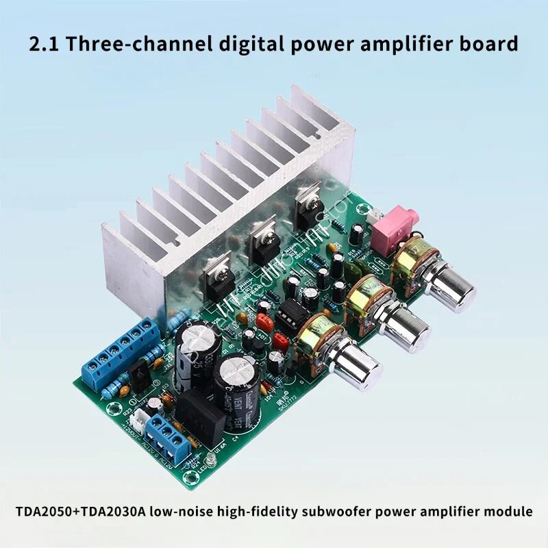 Модуль усилителя мощности TDA2050 TDA2030 2.1 канала