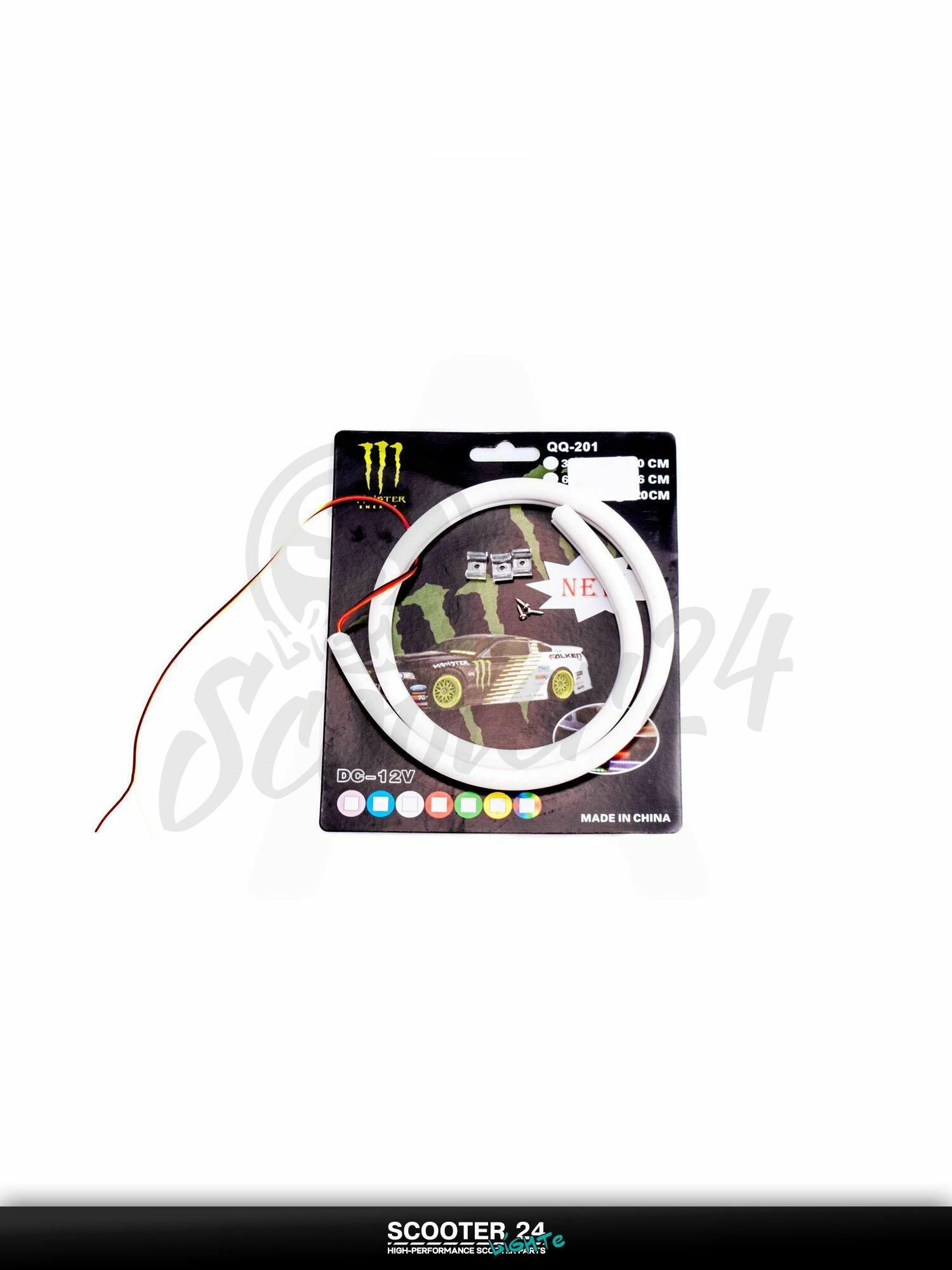 Лента светодиодная для подсветки мотоцикла / питбайка / квадроцикла (красная) "GJCT"