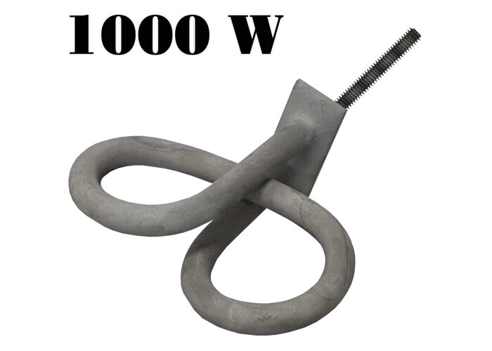 ТЭН для самовара 1000 Вт, трубчатый, с планкой ( в сборе ) Россия