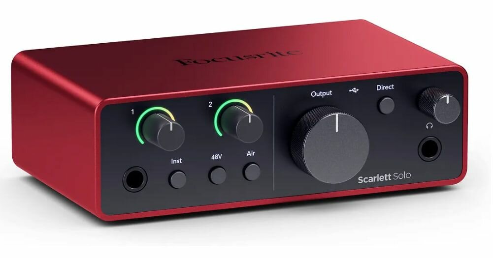 Звуковая карта Focusrite Scarlett Solo 4th Gen