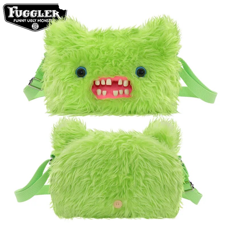 Плюшевая сумка Fugglers Mr Buttons Screech Зеленый, SCREECH