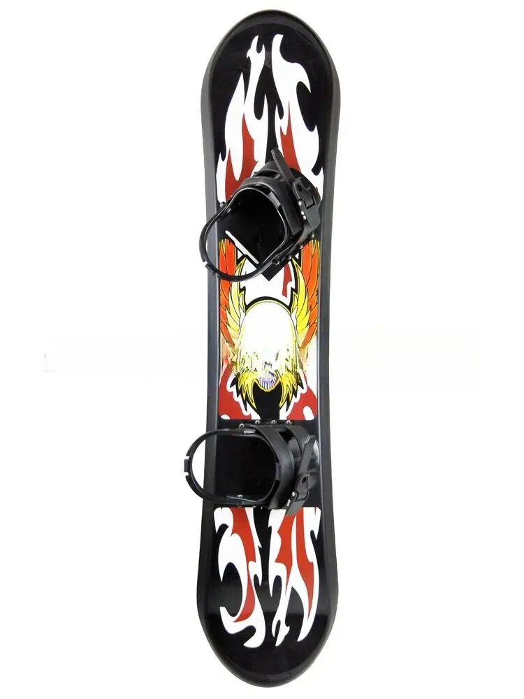 Сноуборд детский для фристайла с дизайном черепа, размер 110 см