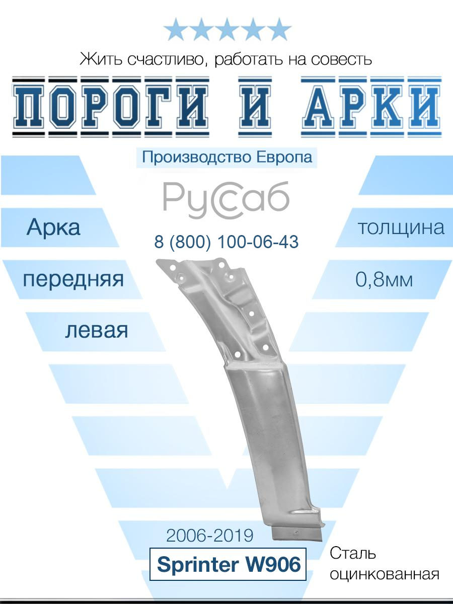 Арка передняя левая для Mercedes Sprinter W906 2006-2019 (Polcar)