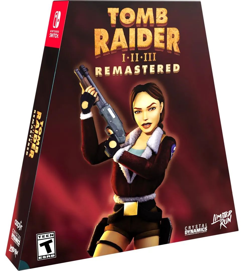 Tom Raider I-II-III Remastered Limited Run Games (русская версия) Nintendo Switch