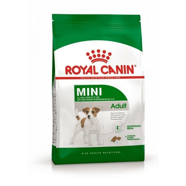 Royal Canin Для взрослых собак малых пород (до 10 кг): 10мес.- 8лет (Mini Adult), 2кг