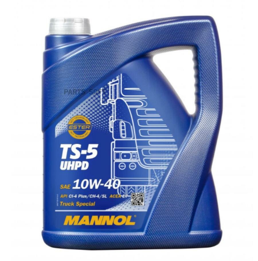 MANNOL MN7105-5 7105 MANNOL TS-5 UHPD 10W40 5 л. Полусинтетическое моторное масло 10W-40